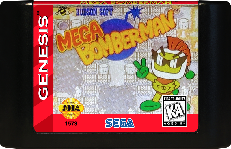 Mega Bomberman SEGA GENESIS
